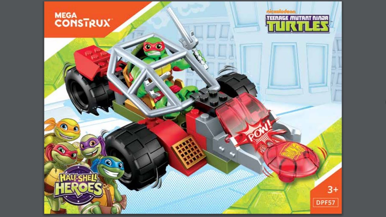 Raph Shell Cycle Instructions | Teenage Mutant Ninja Turtles | DPF57 ...