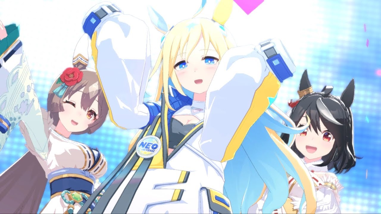 【最新キャラ】ネオユニヴァース(CV白石晴香)センターVerアニメ1期OP”Make debut!” キタサンブラック(CV矢野妃菜喜)サトノダイヤモンド(CV立花日菜)ウマ娘プリティー ...