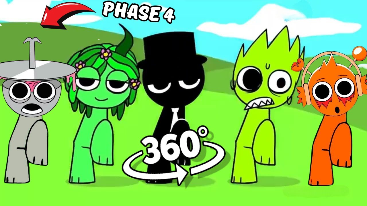 sprunki dance part 2 | Incredibox Sprunki in 360º VR - YouTube