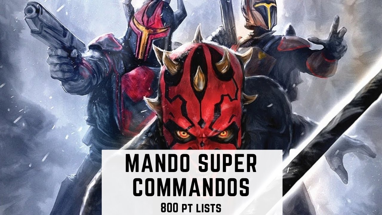 Star Wars: Legion: Mando Super Commando Breakdown - YouTube