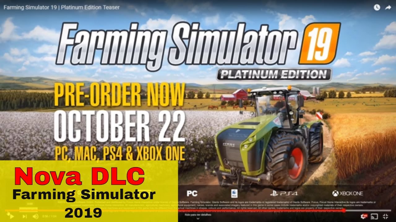 DLC Class | Farming Simulator 2019 - YouTube