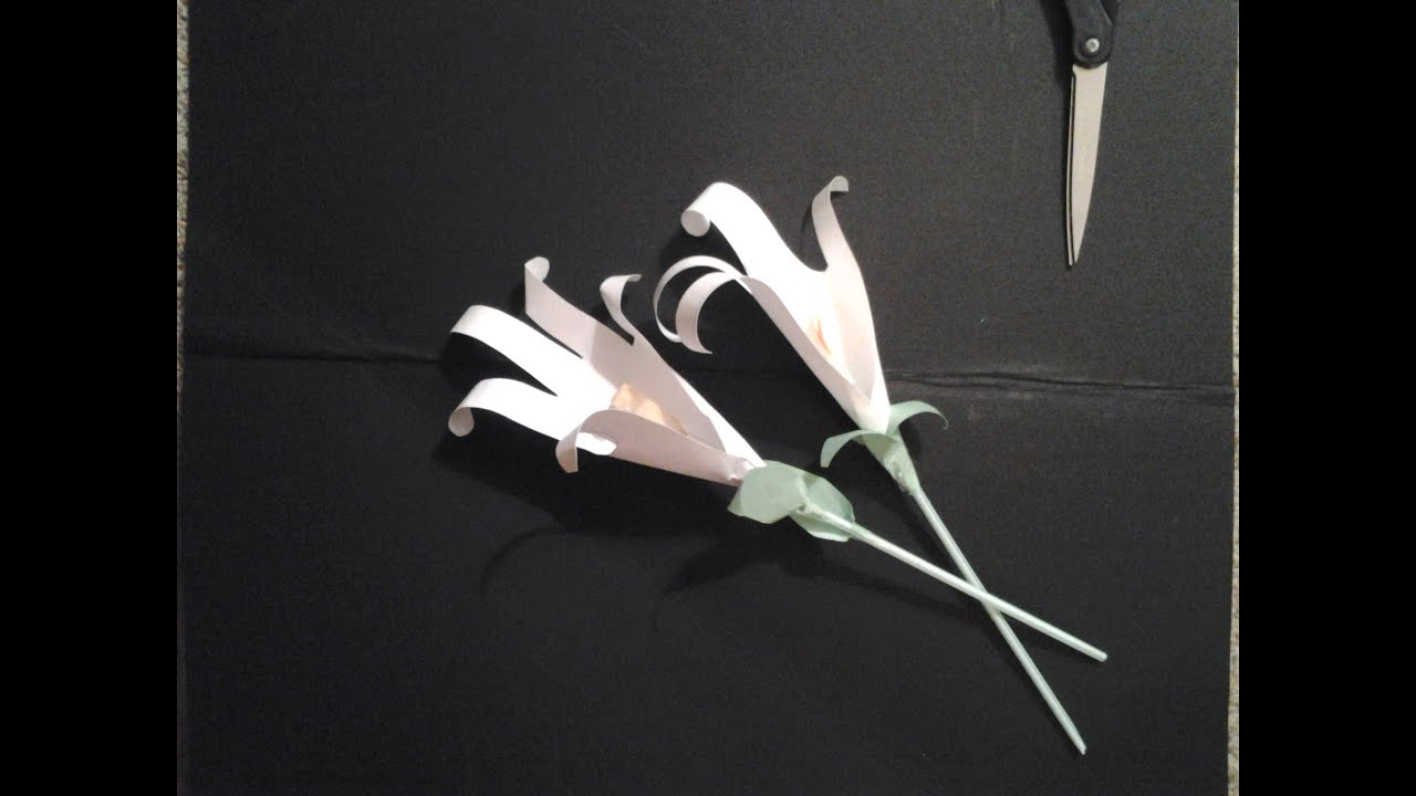 How To Make Handprint Lilies Pt 1 YouTube How To Make Handprint Lilies Pt 1 YouTube