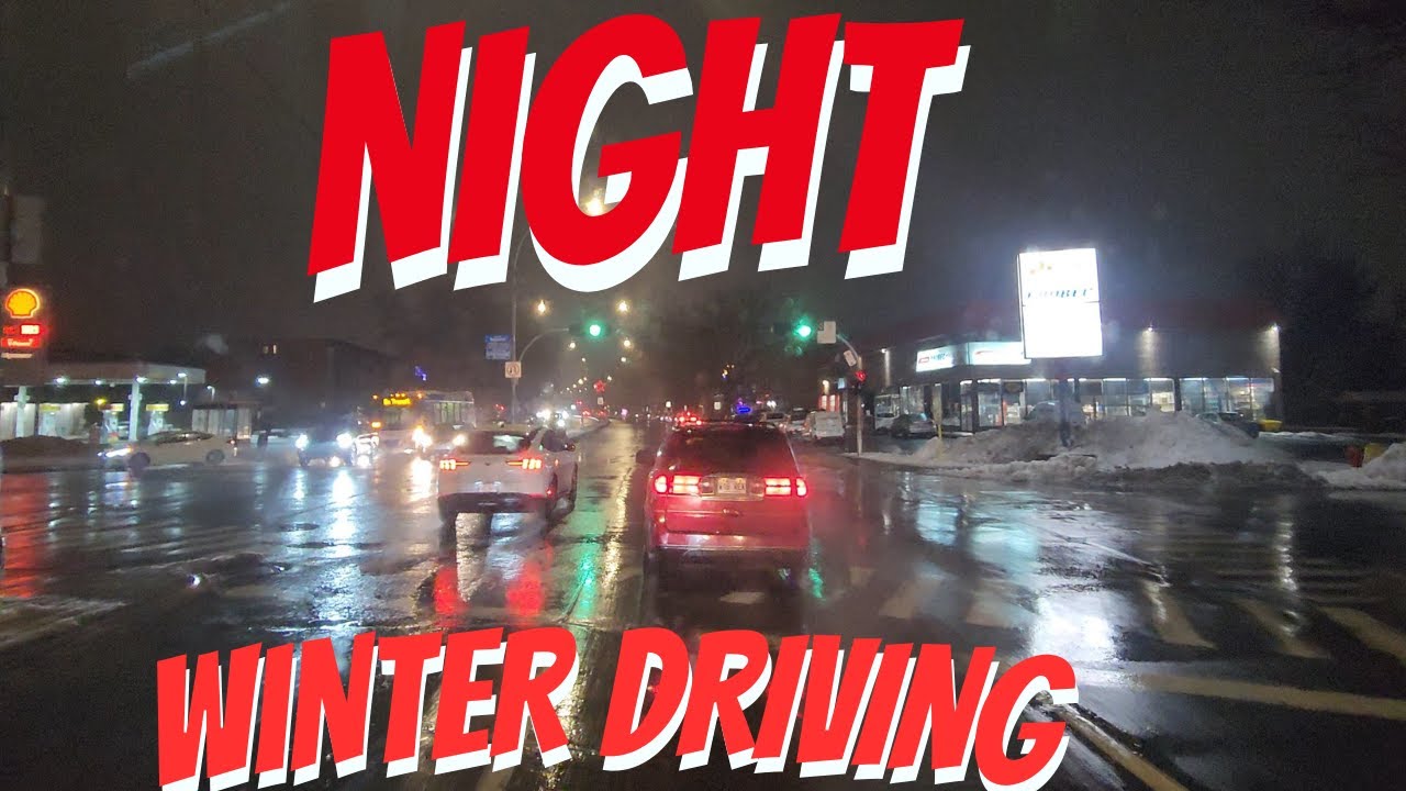 Winter Night Driving: Staying Safe in Freezing Temperatures - YouTube