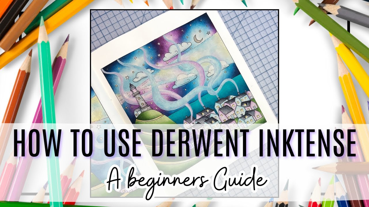 How To Use Derwent Inktense Pencils : A Beginners Guide | Colour and Chat | Tutorial - YouTube