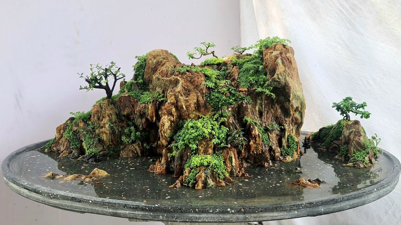 Non bộ đá Duy Xuyên #miniature #nonbo #penjing #waterfall #honnonbo # ...