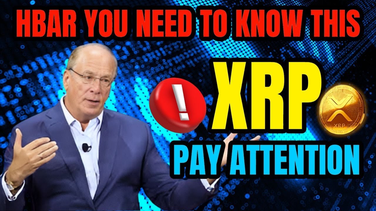 IF YOU HOLD XRP & HBAR YOU NEED TO KNOW THIS ! XRP LATEST NEWS TODAY'S ...