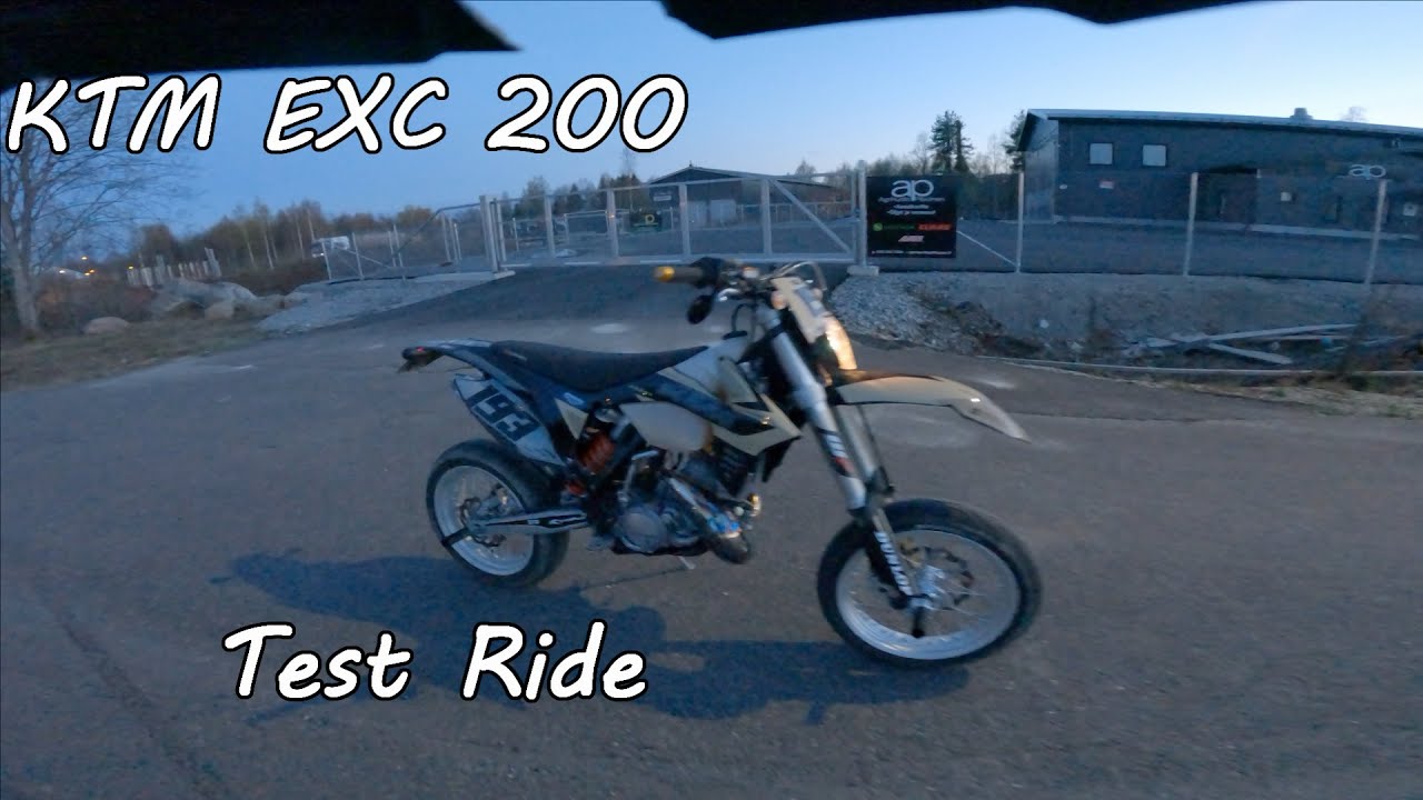 KTM EXC 200 / TEST RIDE - YouTube