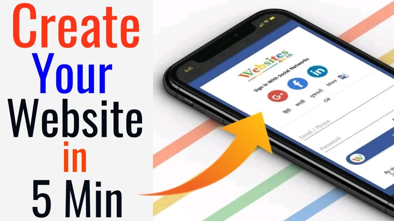 How to create website by app in 5 minutes only || Create website in 5 ...