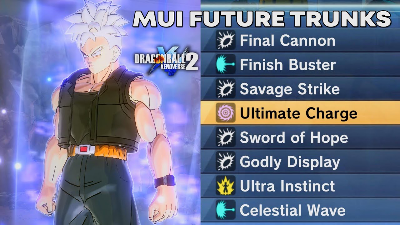 Creating Mastered Ultra Instinct Future Trunks Without Jacket - YouTube