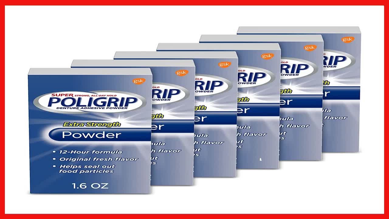 Great product - Super Poligrip Extra Strength Denture Adhesive Powder ...