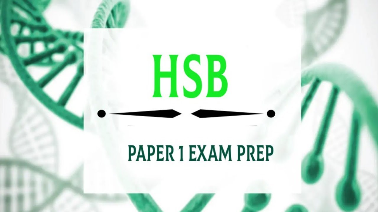 HSB (Human and Social Biology) Paper 1 Exam Preparation Day 1 Part 1 ...