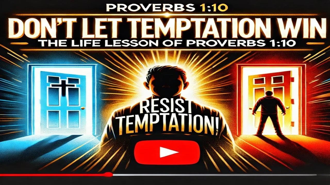 Don’t Let Temptation Win: The Life Lesson of Proverbs 1:10 - YouTube