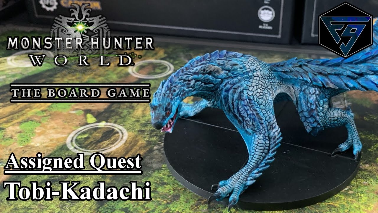 Monster Hunter World The Board Game - Tobi-Kadachi Assigned Quest - YouTube