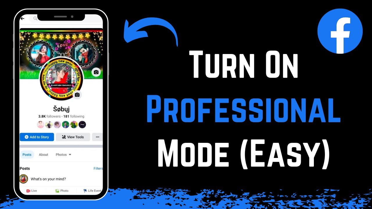 How to Turn On Professional Mode on Facebook ! - YouTube