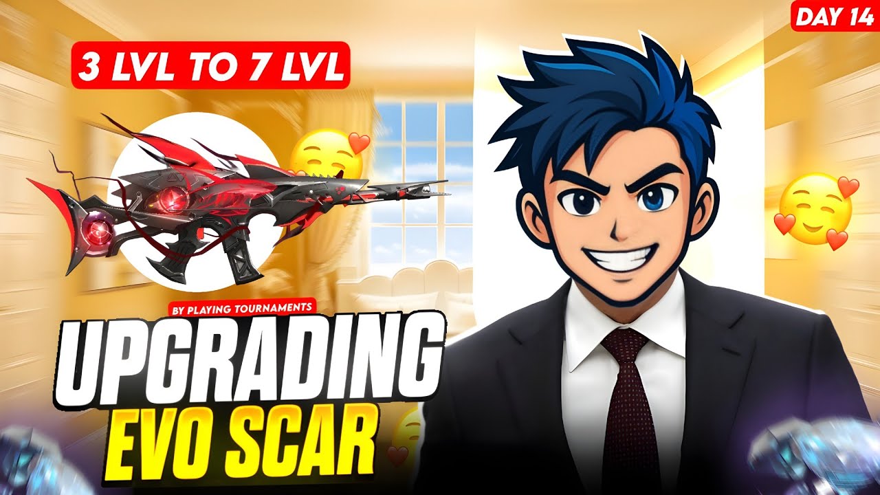 Upgrading My Rare Evo Scar 🔫| By Playing 24 Hours Tournament 🔥| Danger ...