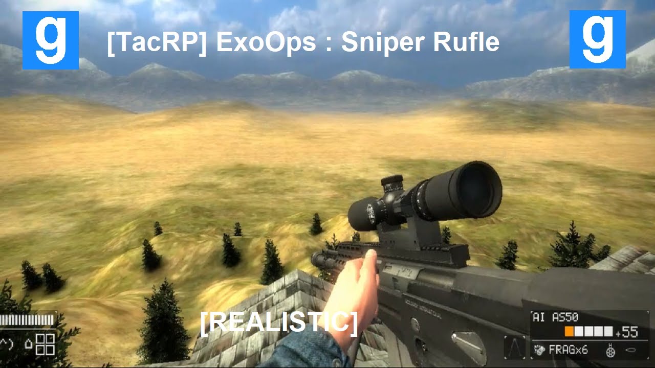 Garry's Mod Addon - ExoOps : Sniper Rufle [FULL PACK REALISTIC] - YouTube