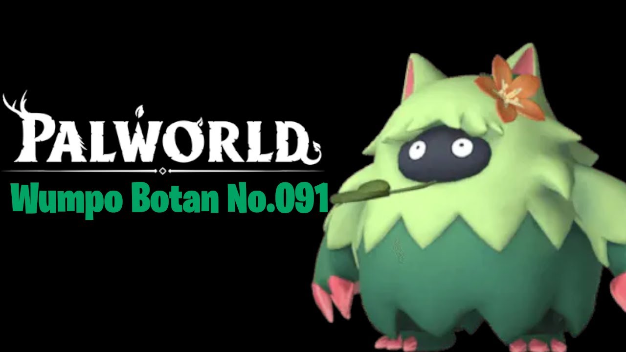 🌿Palworld| Alpha Boss Wumpo Botan No.91🌿 - YouTube