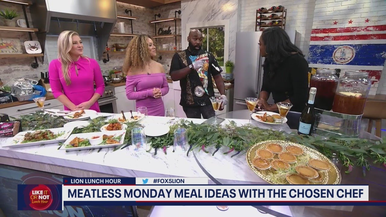 LION Lunch Hour: Meatless Monday meal ideas with The Chosen Chef - YouTube