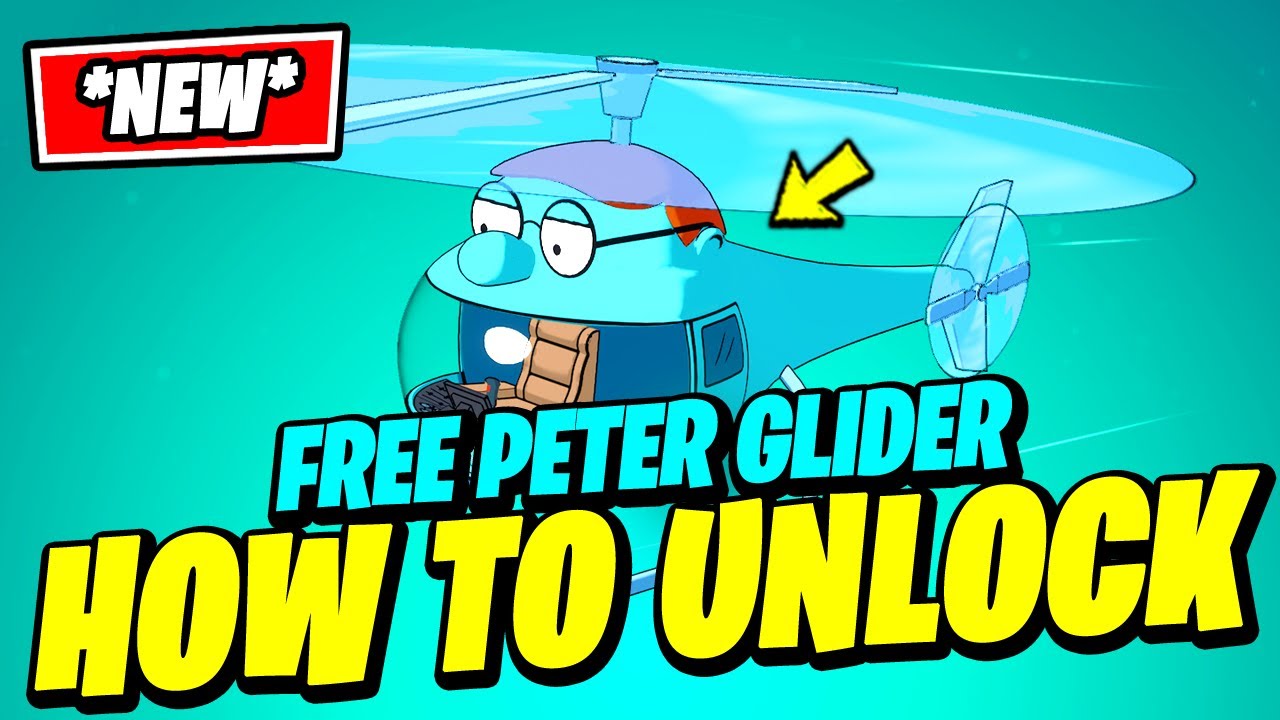 How to UNLOCK the PETERCOPTER Glider for FREE in Fortnite Chapter 5 ...