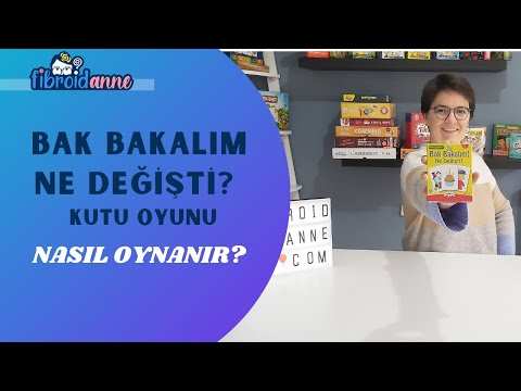 Bak Bakalım Ne Değişti Kutu Oyunu Nasıl Oynanır? Dikkat Geliştirme Oyunları Nelerdir? #bakbakalım
