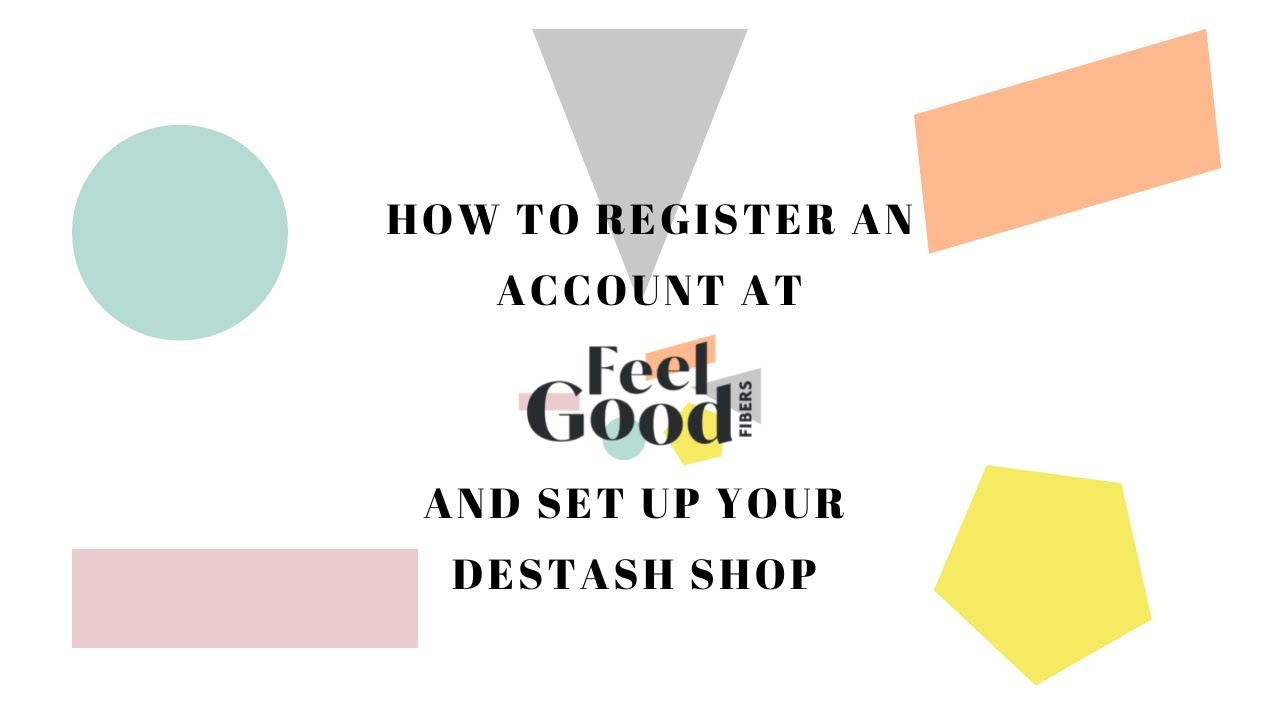 How to Register an Account at FeelGood Fibers and Set Up Your Destash ...