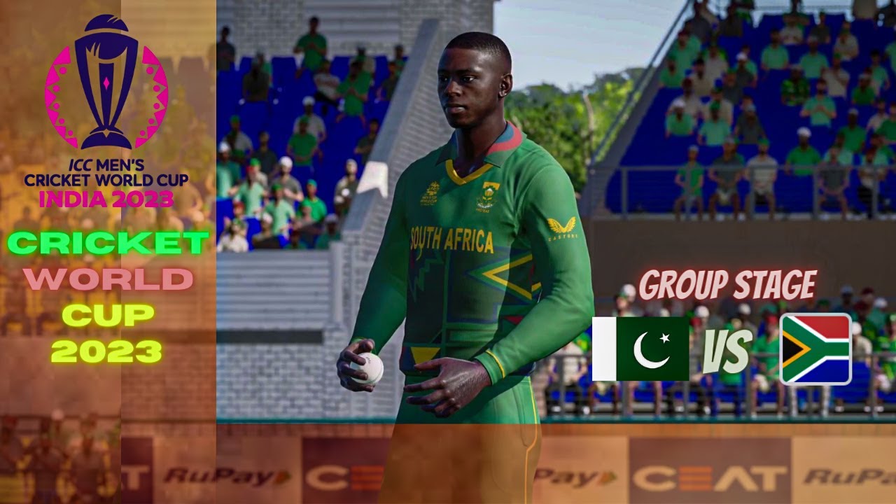 A Thrill Between Pakistan And South Africa CWC 2023 Showdown In Cricket ...
