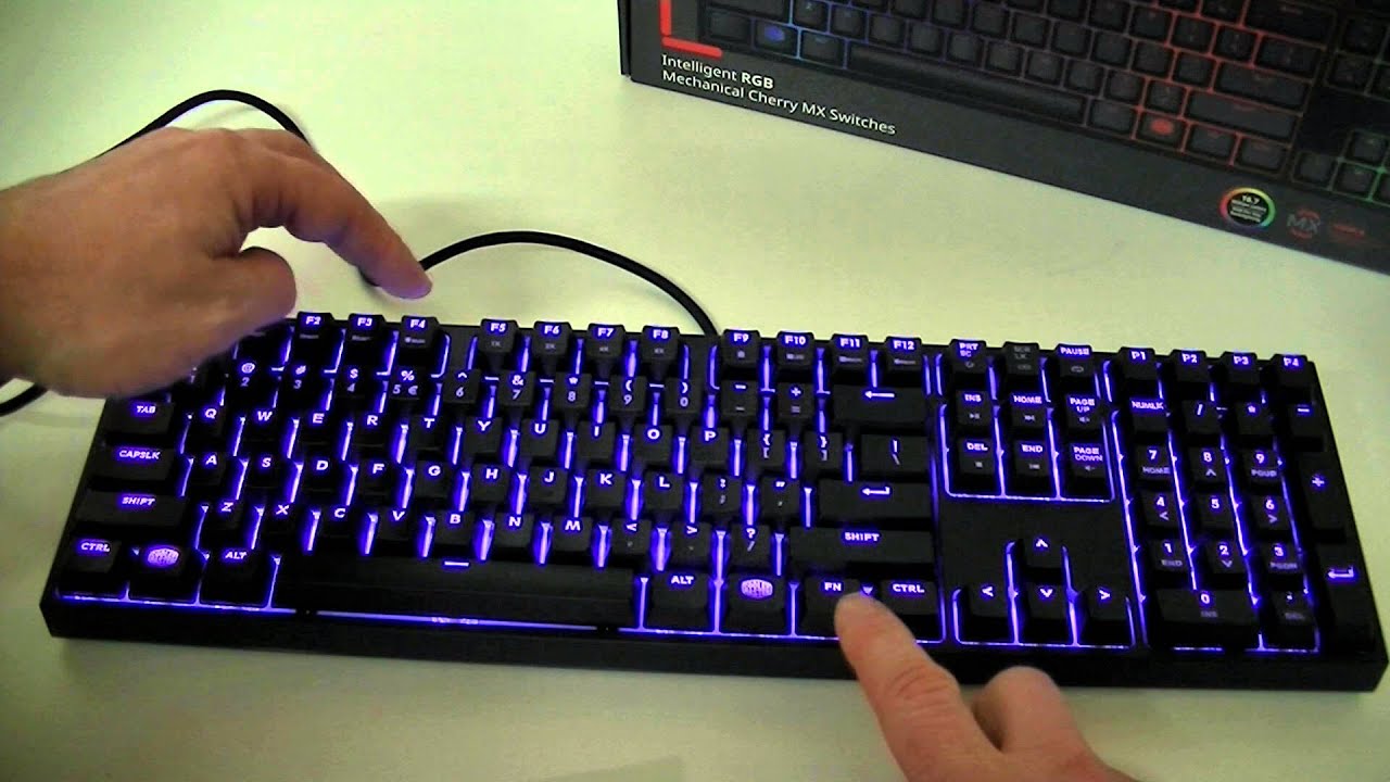 [Cowcot TV] Présentation clavier Cooler Master MasterKey Pro L - YouTube