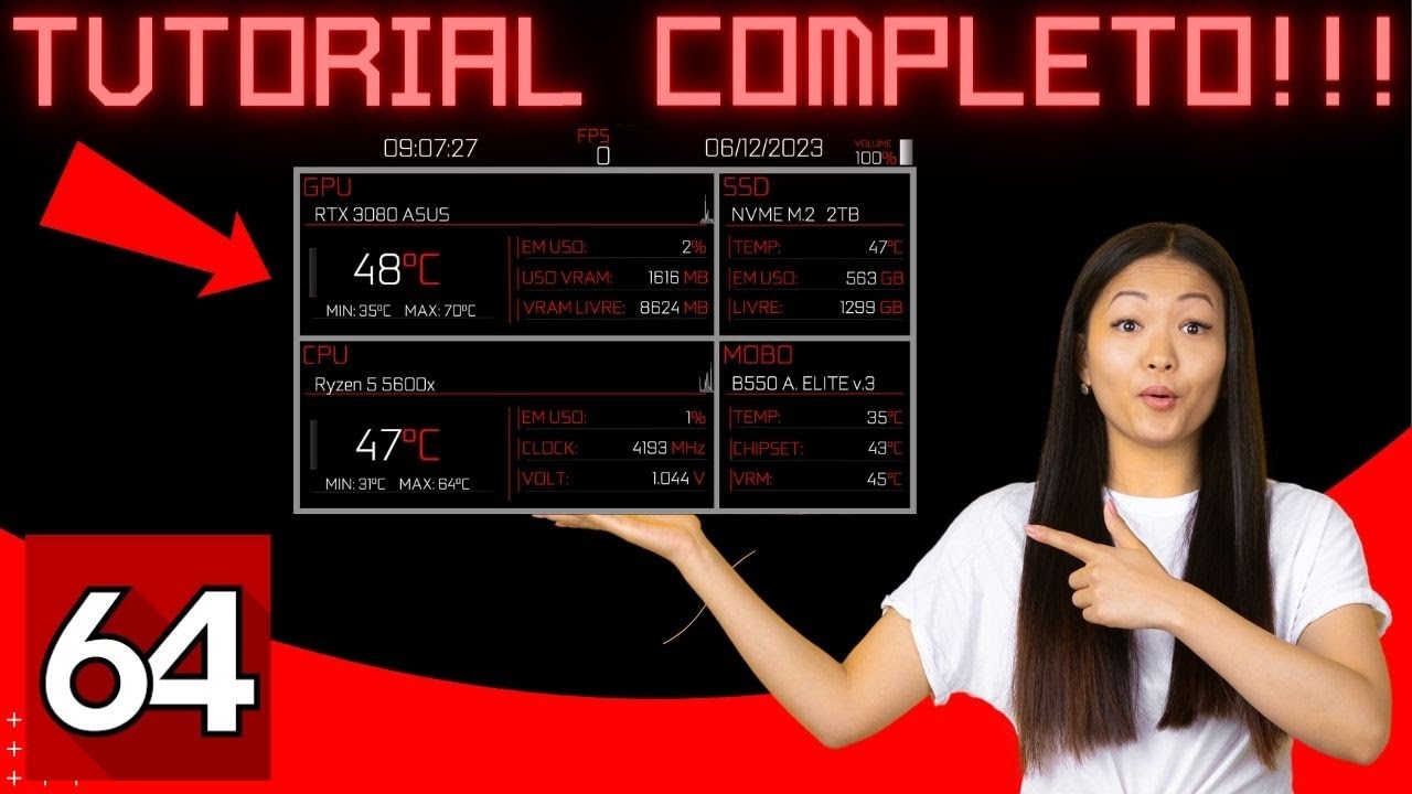AIDA64 - SKINS / TEMPLATES como fazer PASSO A PASSO - YouTube