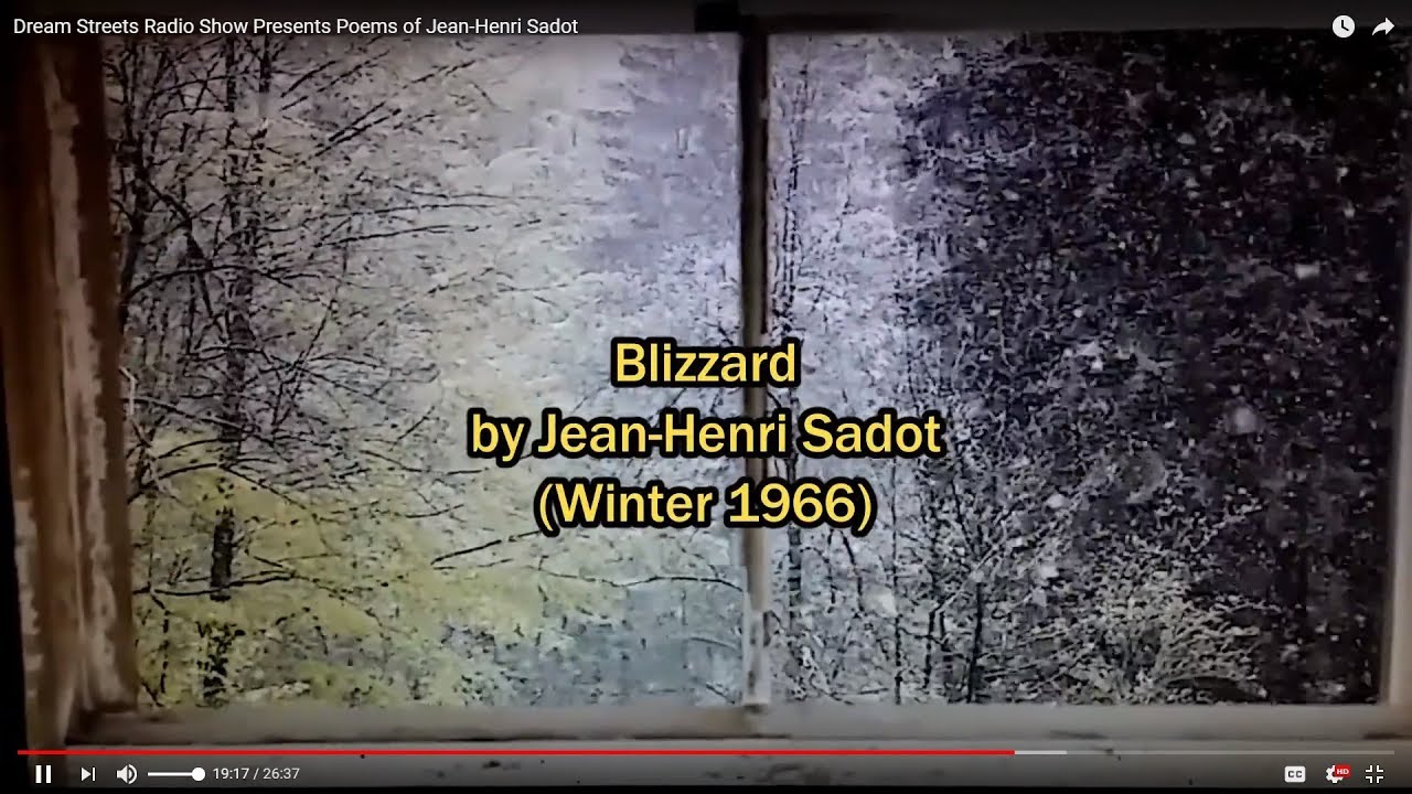 Blizzard - A Poem by Jean Henri Sadot - YouTube
