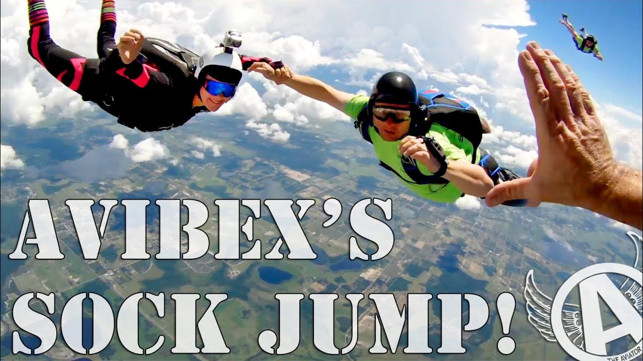 The Sock Jump... (My Sister's 400th Skydive!) - YouTube