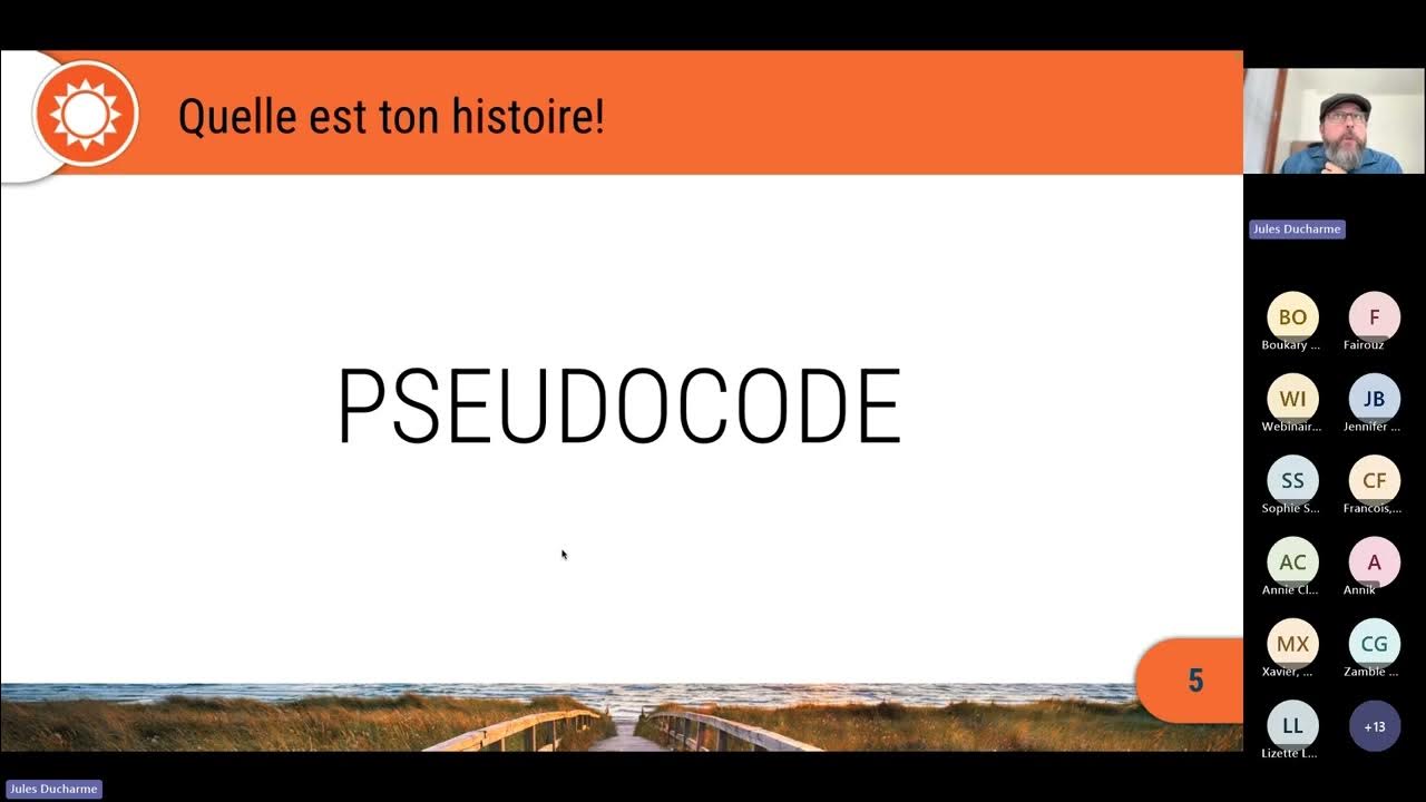 Décoder pour apprendre : maîtriser le pseudocode. - YouTube