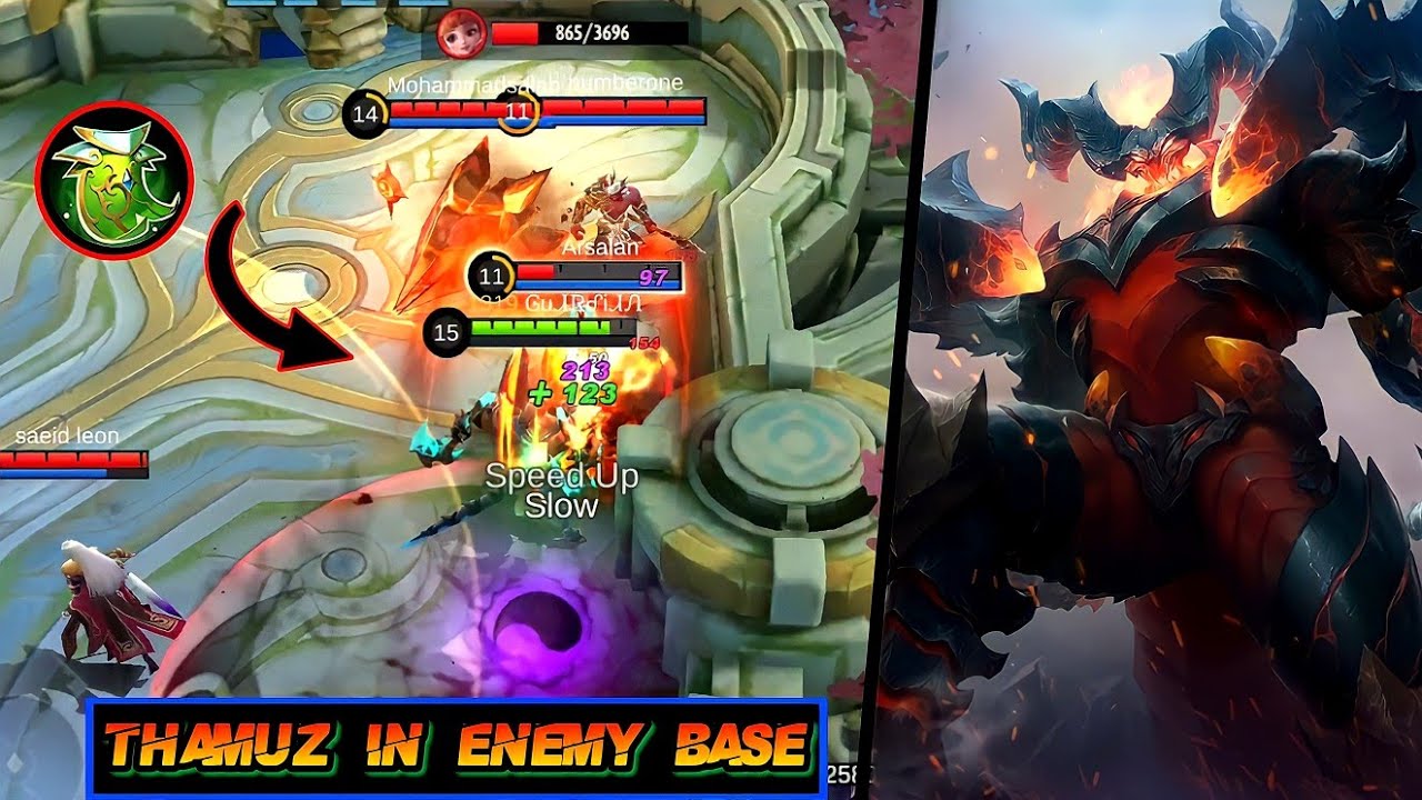 MLBB THAMUZ JUNGLE WITH ORACLE #mlmeta #mlbbthamuz - YouTube