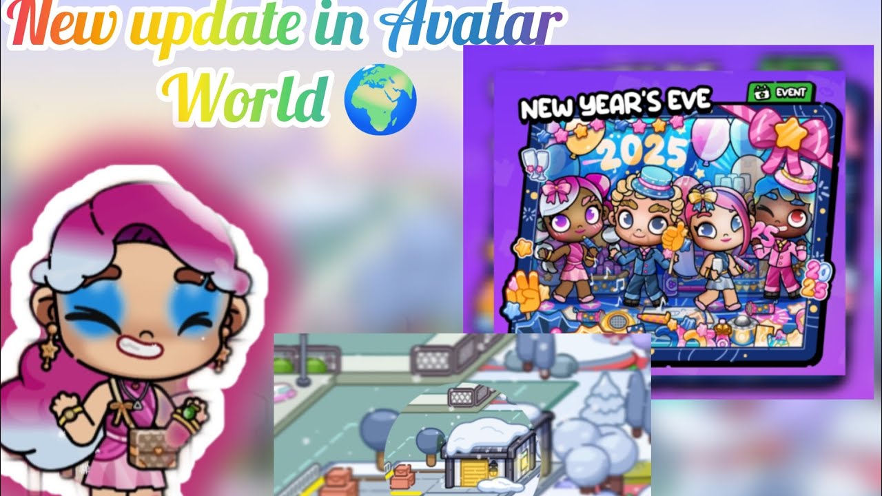 New 🆕 update and and happy year 🎊 pack in Avatar world 🌍 💕 - YouTube