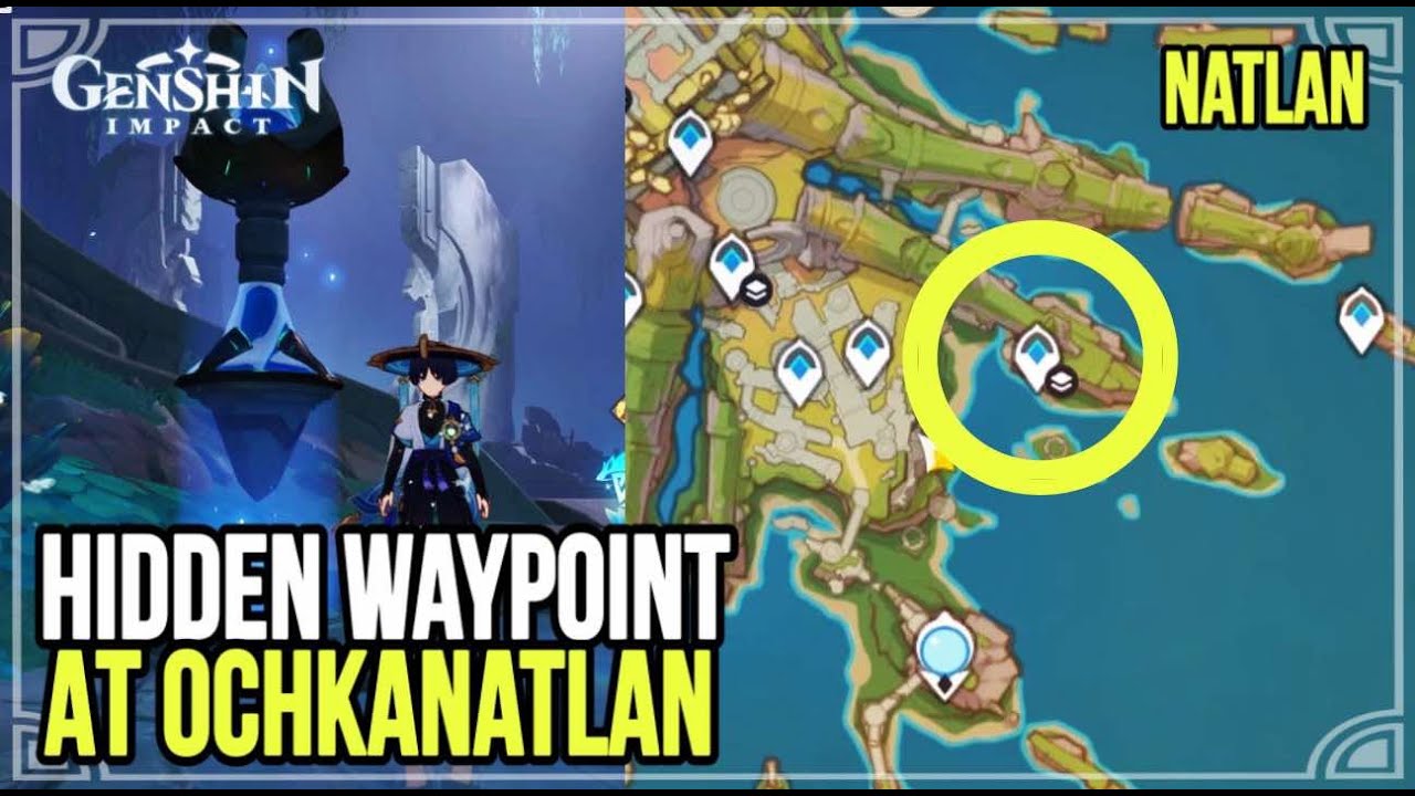 Hidden Teleport Wapoint at Ochkanatlan [Genshin Impact] Natlan - YouTube