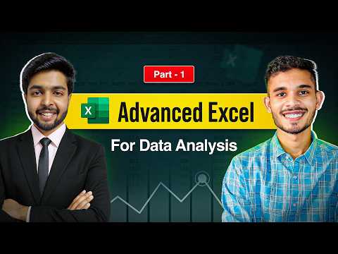 DashLearn - Excel for Data Analysis Full Course 2025 | Advanced Excel + PivotTables, XLOOKUP & VBA