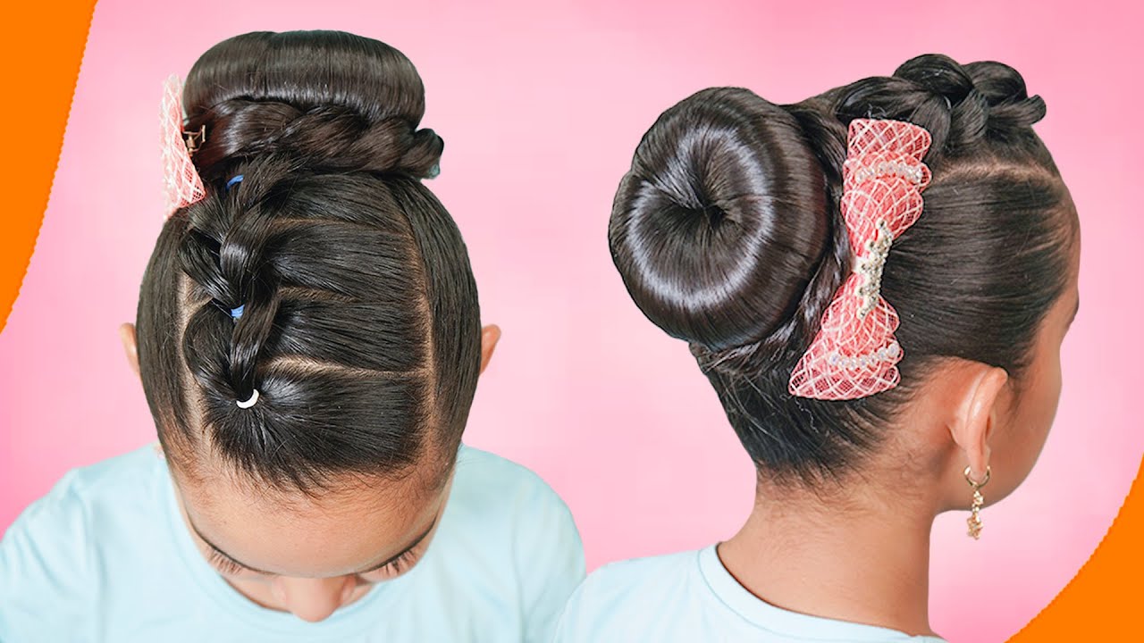 Peinado Fácil Con Chongo Paso a Paso - YouTube