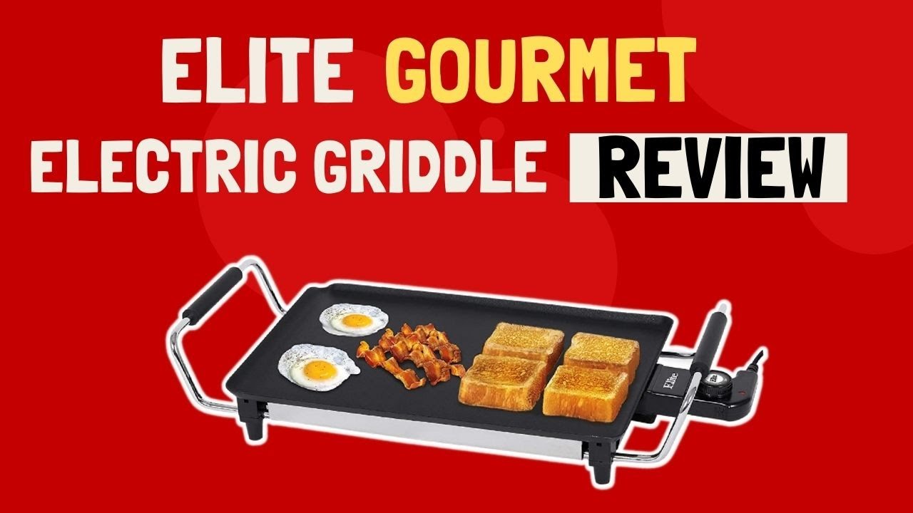 Elite Gourmet Electric Griddle - YouTube