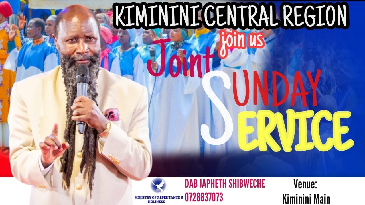 Kiminini Central Region Joint Sunday Service 18th August 2024 - YouTube
