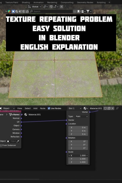 Texture repeating problem? Easy solution blender English#blendertutorial#blendershorts#blender3d ...