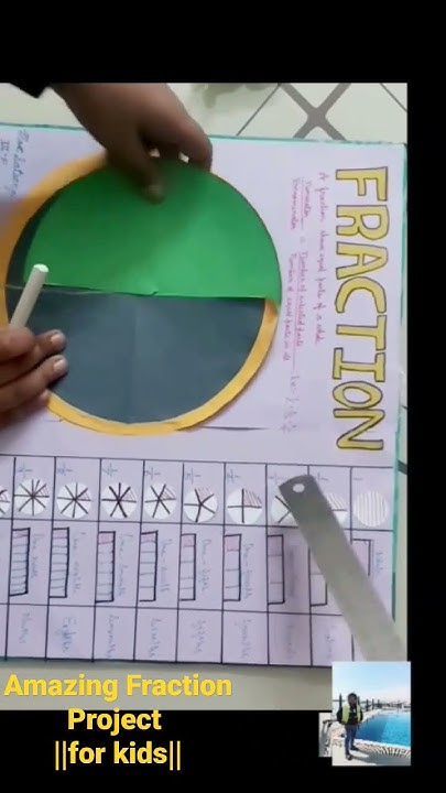 Fraction Project || Math Project|| - YouTube