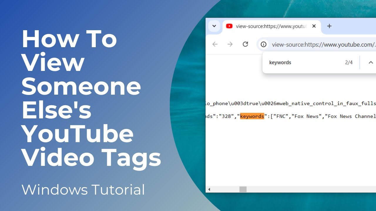 How To View Someone Else's YouTube Video Tags (Easy & Quick) - YouTube