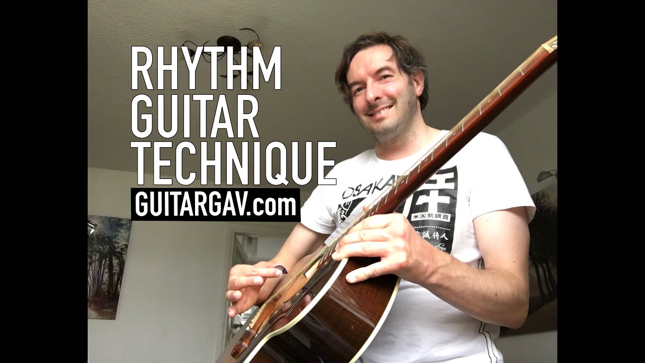 Rhythm Guitar Technique played on a Gibson SJ100 - YouTube