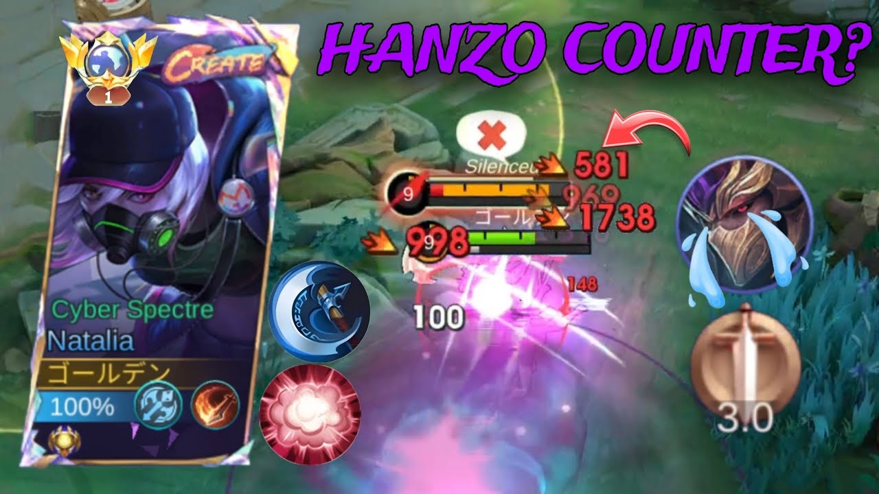 How to Make Hanzo CRY Using Natalia! - Mobile Legends - YouTube