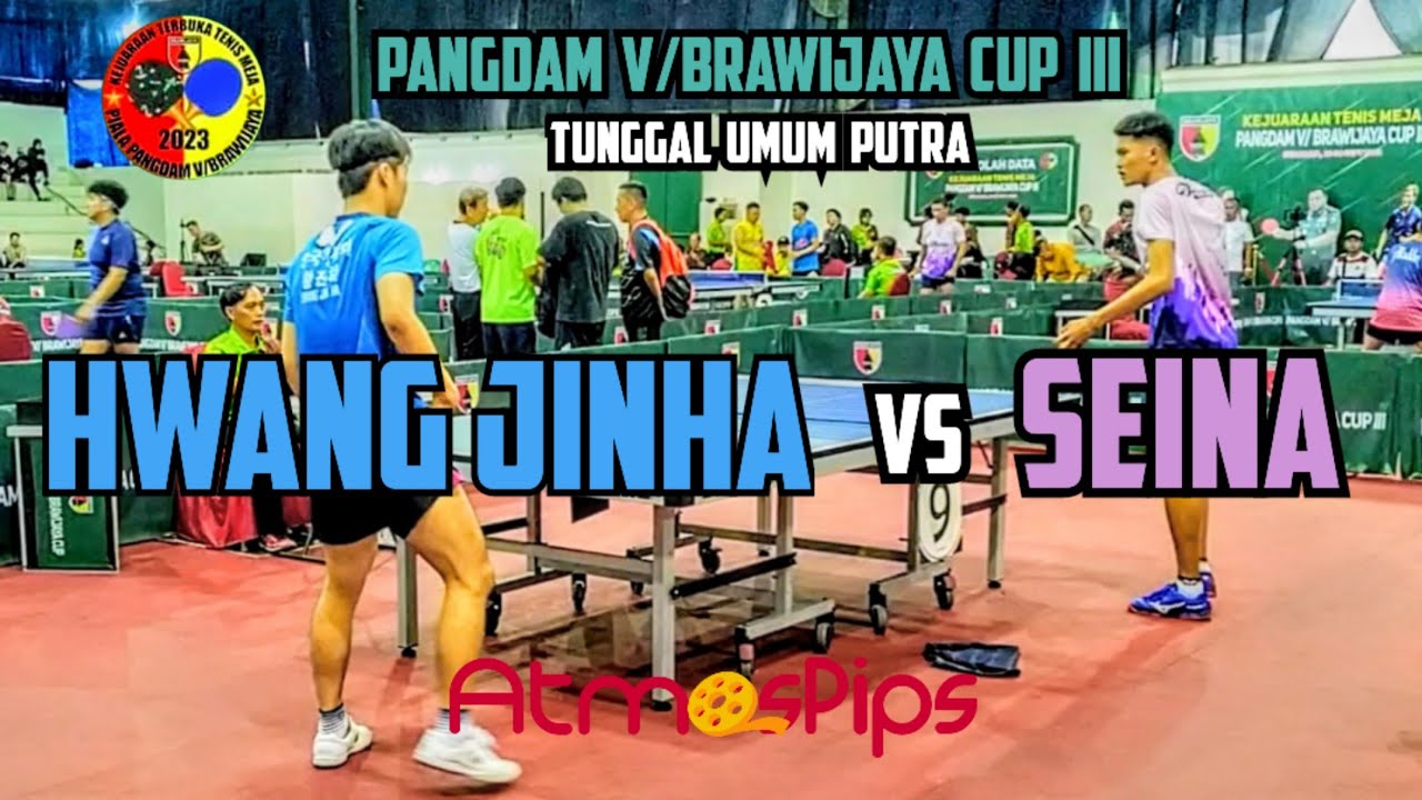 HWANG JINHA (Perpamsi) vs SEINA (Arwana J) 🏓🏓 32 Besar Tunggal Umum ...