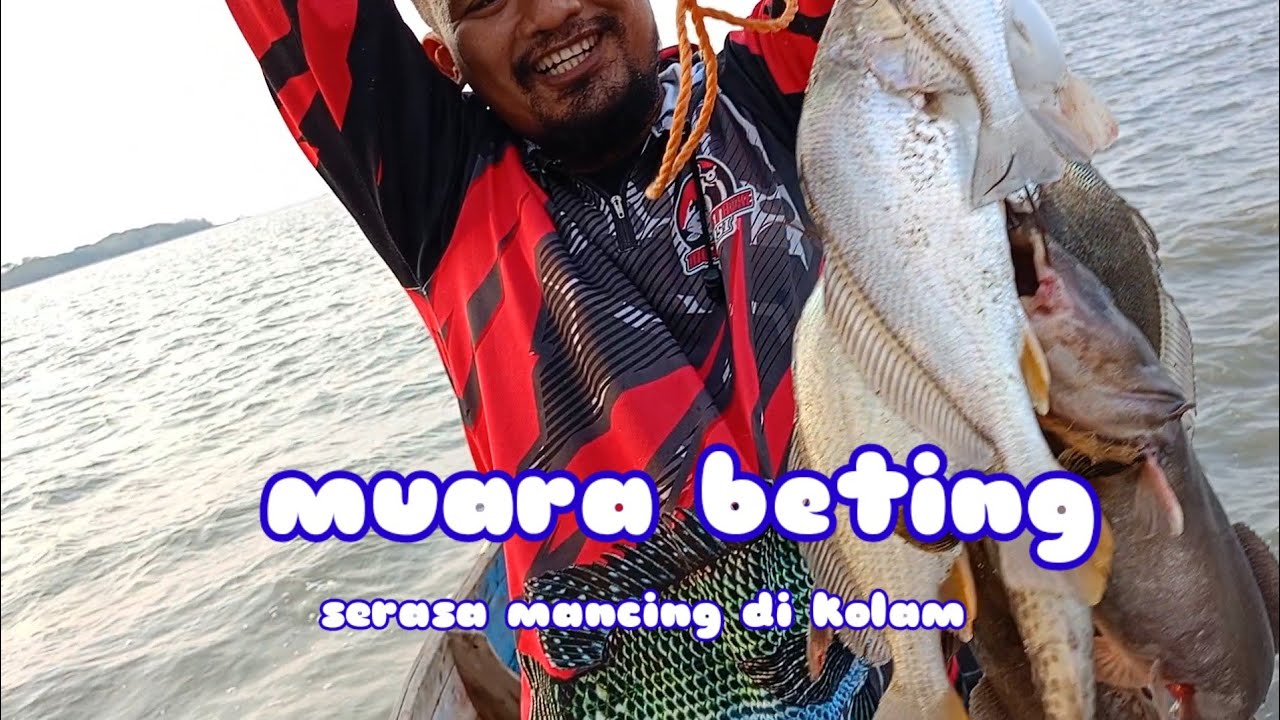 YAKIN...!!! Mancing di laut kaya mancing di kolam spot muara beting ...
