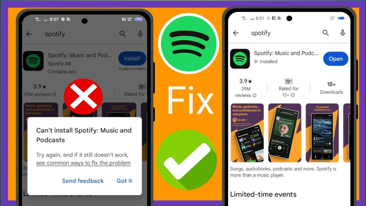 So beheben Sie das Problem „Spotify-App lässt sich nicht im Google Play ...
