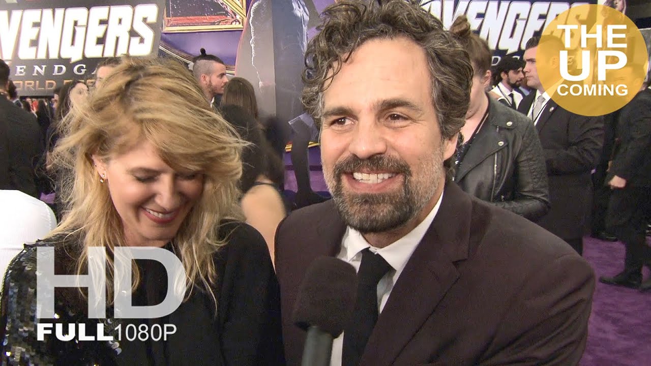 Mark Ruffalo Avengers: Endgame premiere interview - YouTube