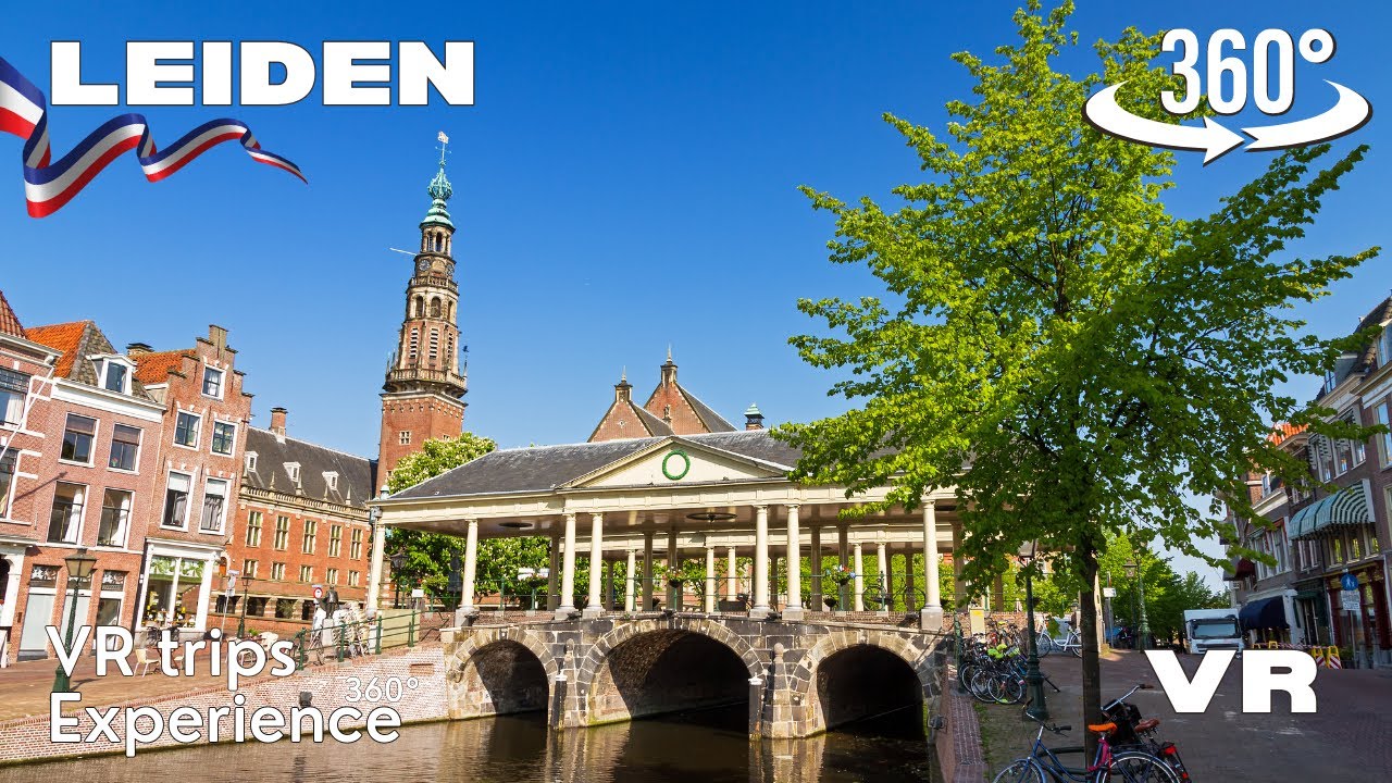 Leiden Center: Un tour virtuale a 360° dal cielo - 8 aprile 2023 - YouTube