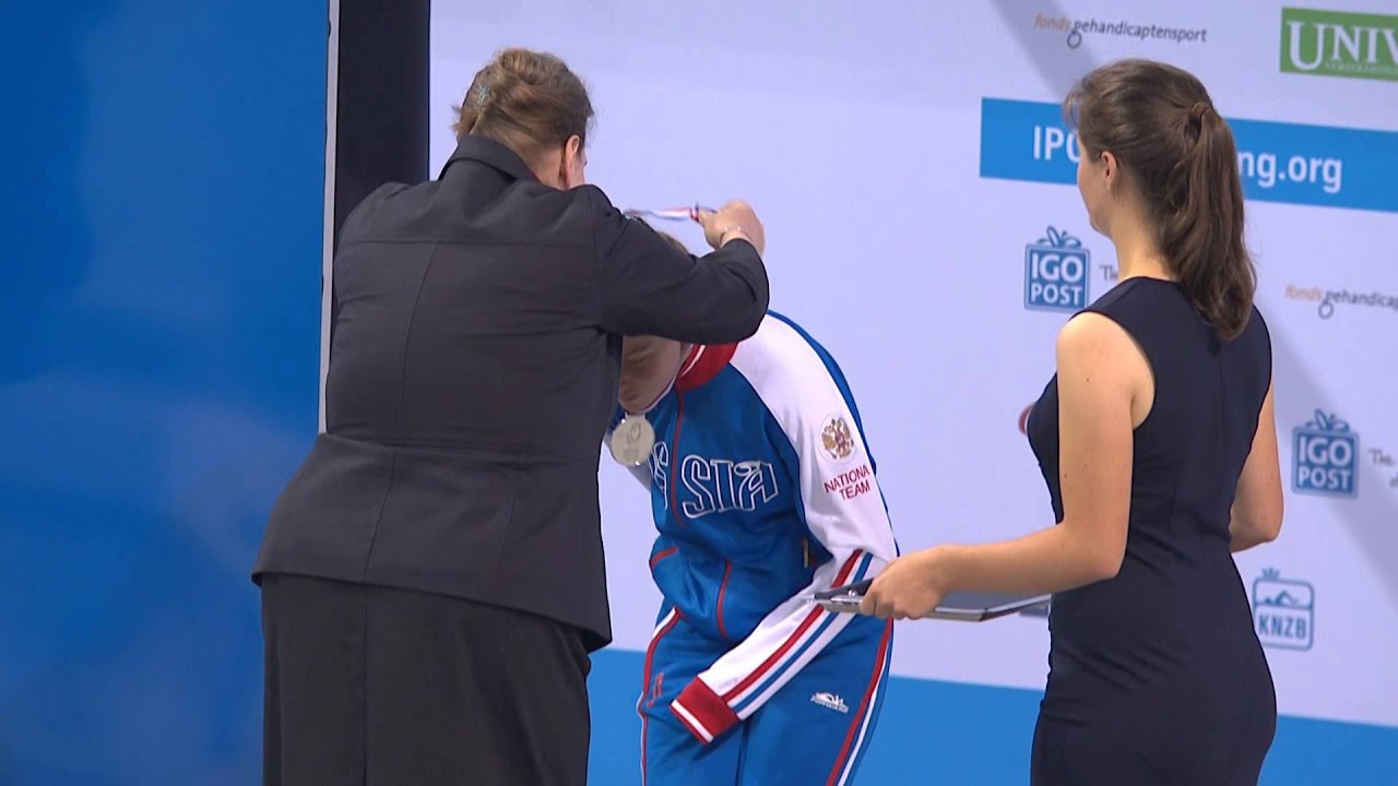 Women's 50m breaststroke SB2 | Victory Ceremony | 2014 IPC Swimming ...