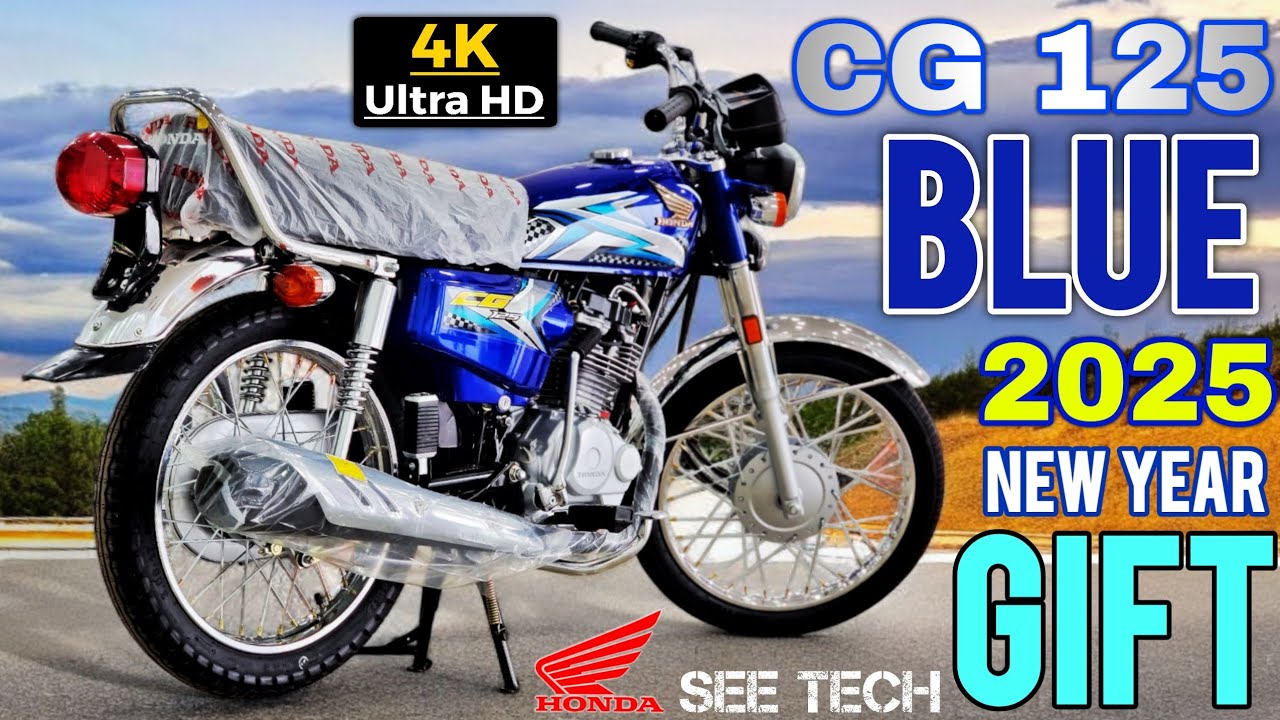 Honda 125 New Model 2025 Blue | Honda CG 125 Blue 2025 Model - YouTube